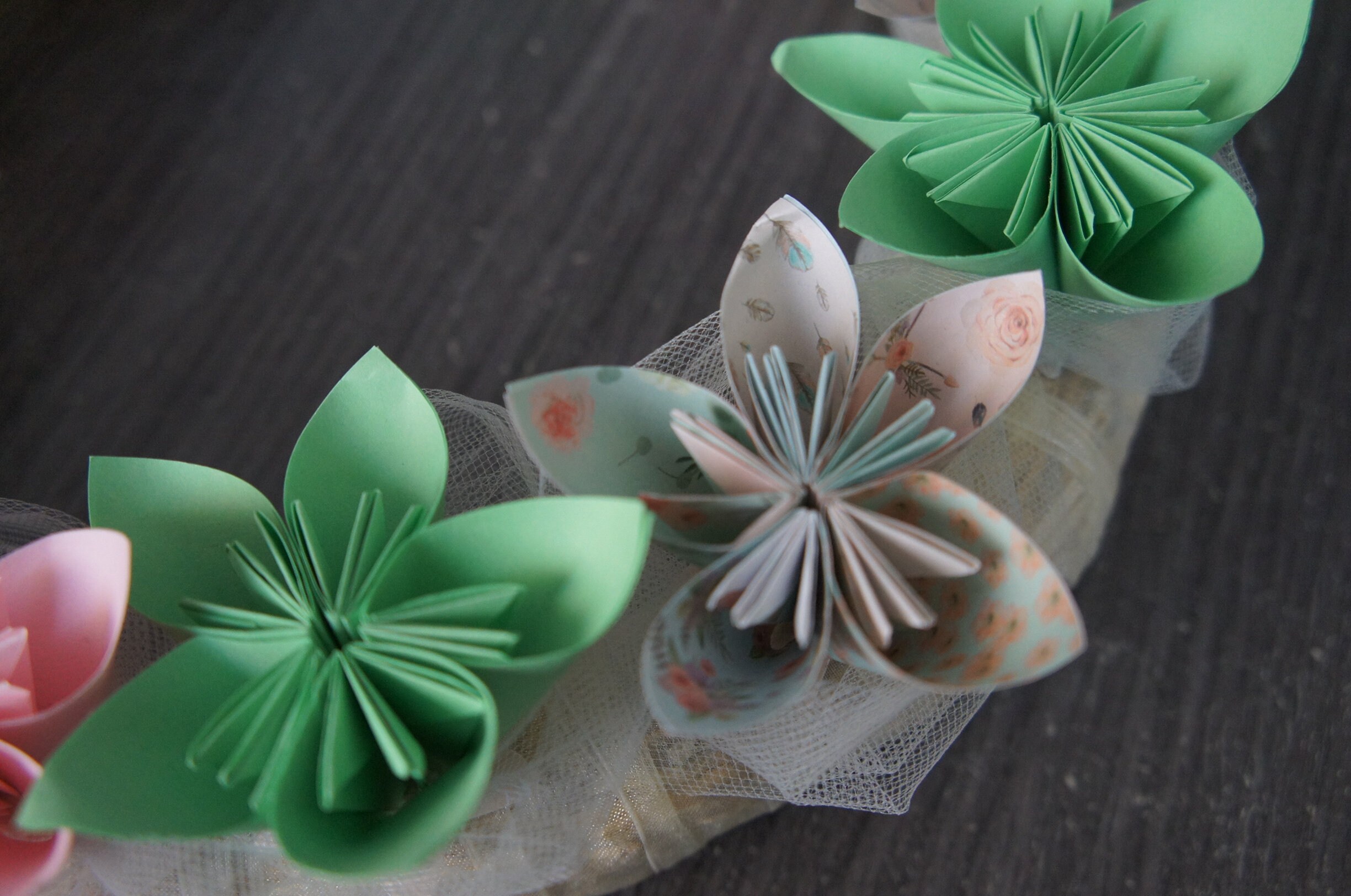 Origami Wedding Centerpiece (boho, Romantic, Flower, Rustic Theme ...