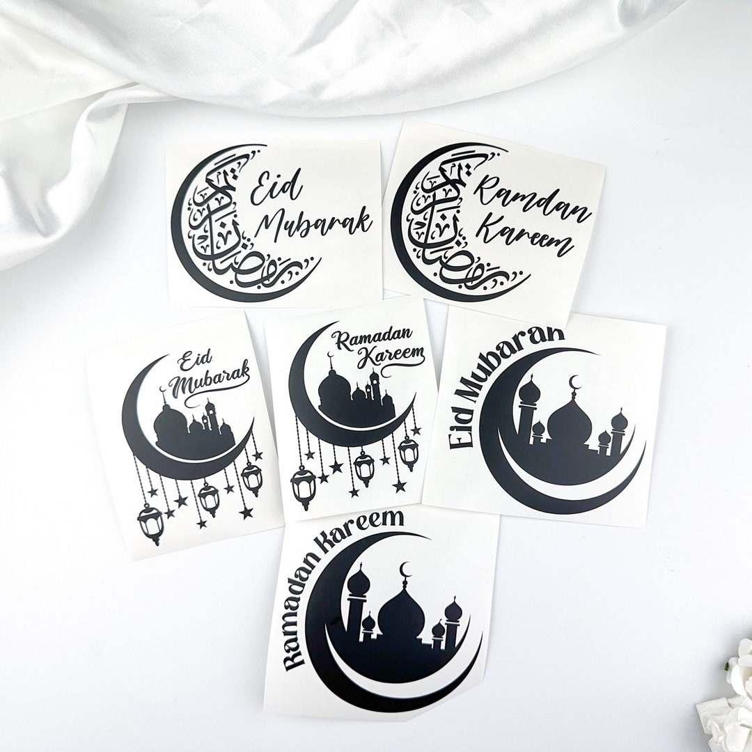Eid Mubarak & Ramadan Kareem Vinyl Stickers - Etsy