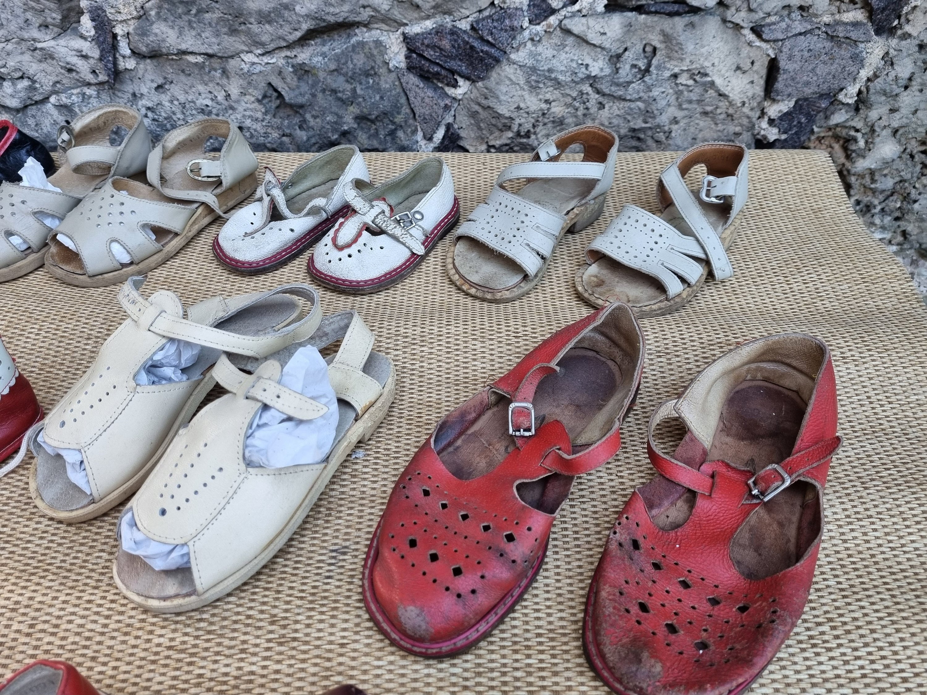 Vintage Soviet Baby Shoes, Soviet Era, Girls Sandals, Made in USSR ...