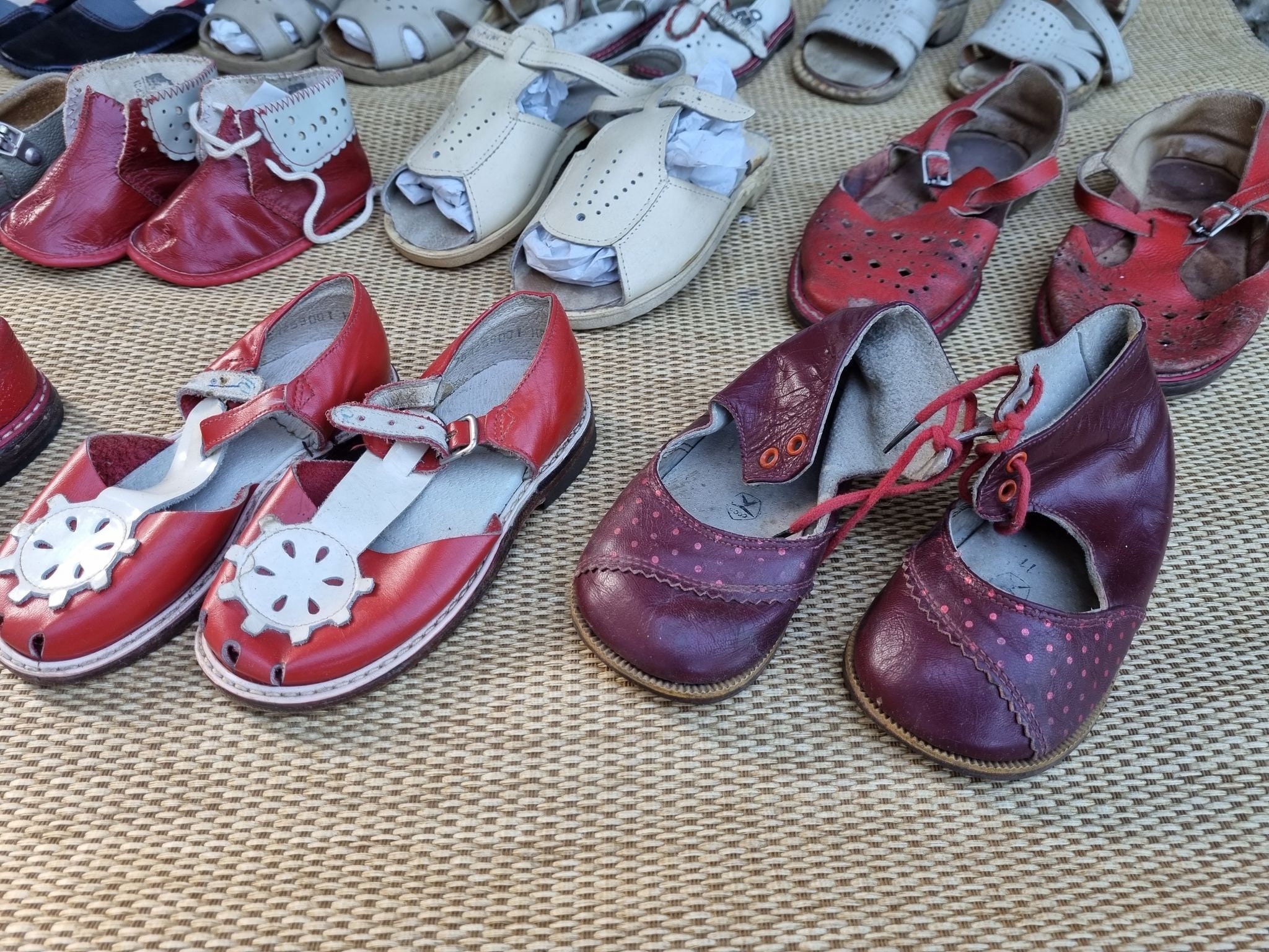 Vintage Soviet Baby Shoes, Soviet Era, Girls Sandals, Made in USSR ...