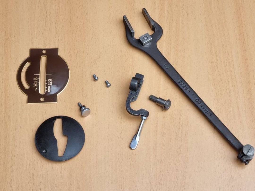 Original Singer Stitch Length Regulator Indicator Plate & Screws From ...