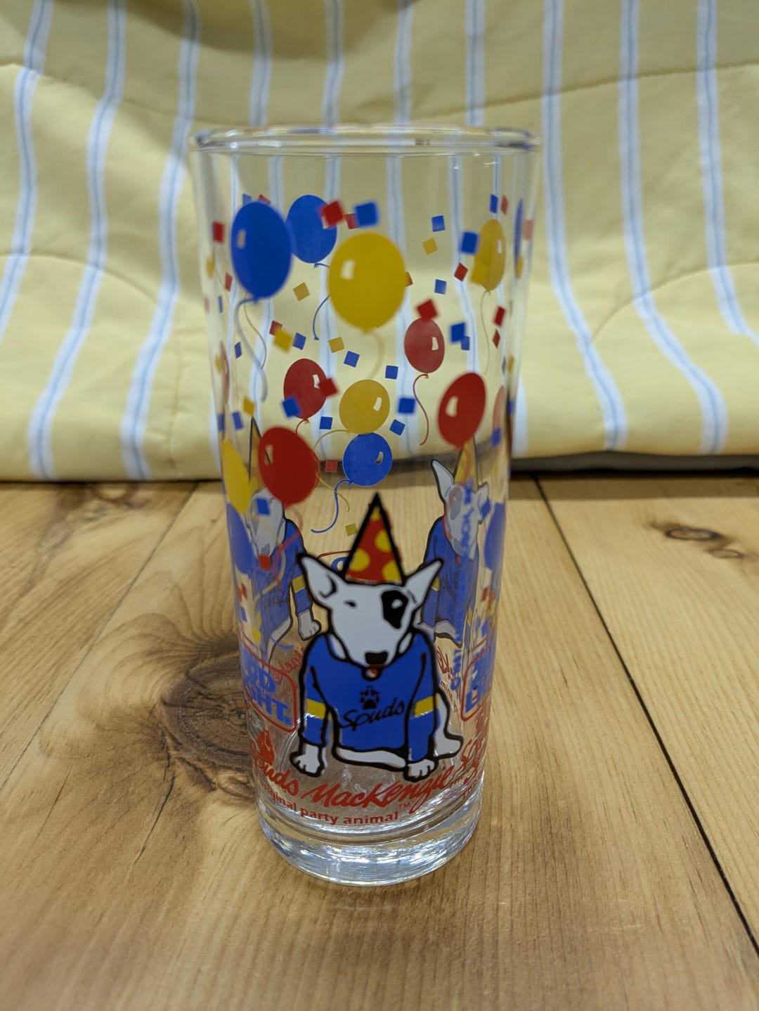 Spuds Mackenzie Glass - Bud Light Mascot - 6 Inches -1987 - Etsy