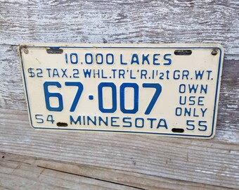 007 License Plate | Etsy