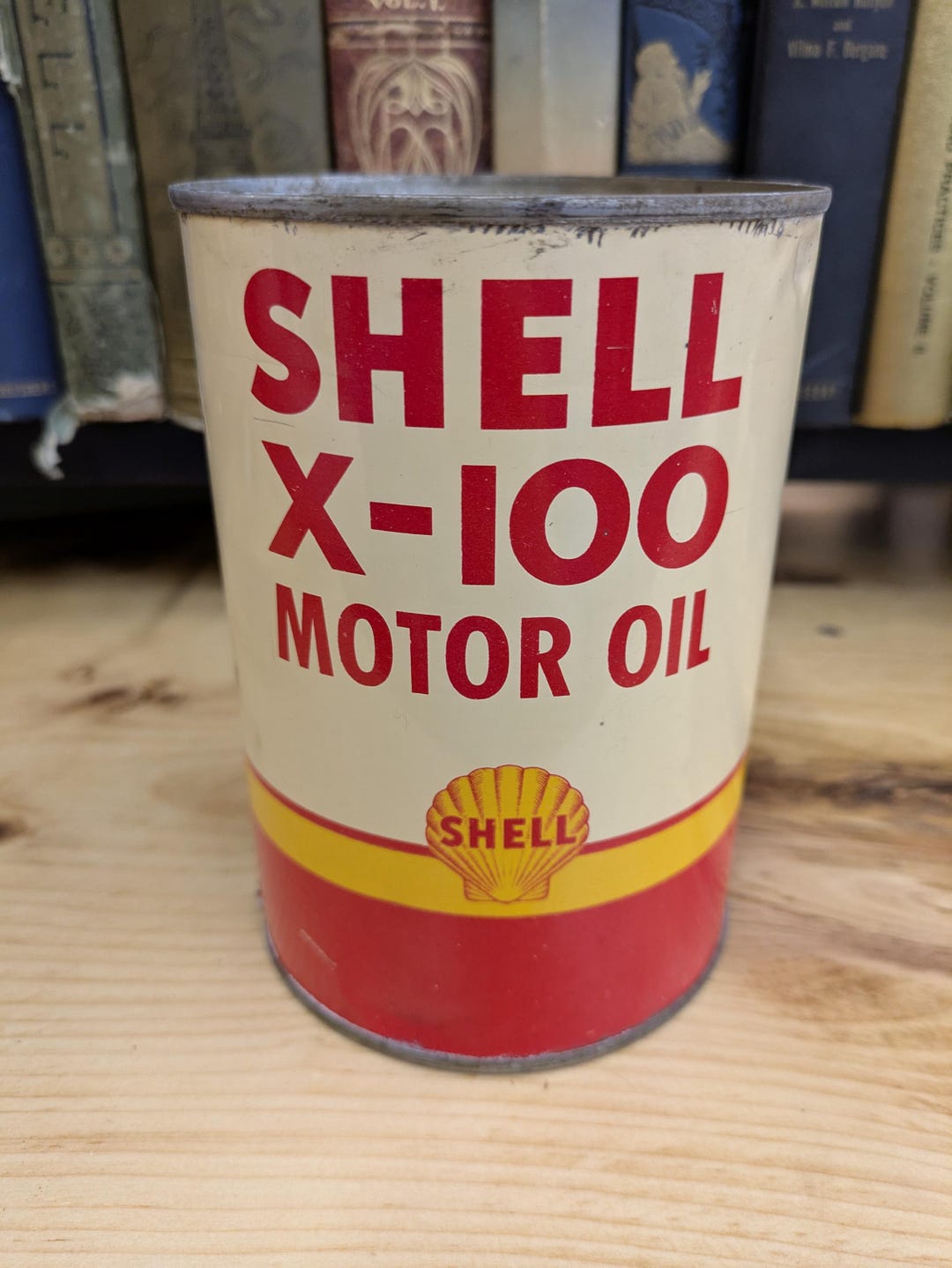 Shell Motor Oil Tin Can - Quart - Etsy