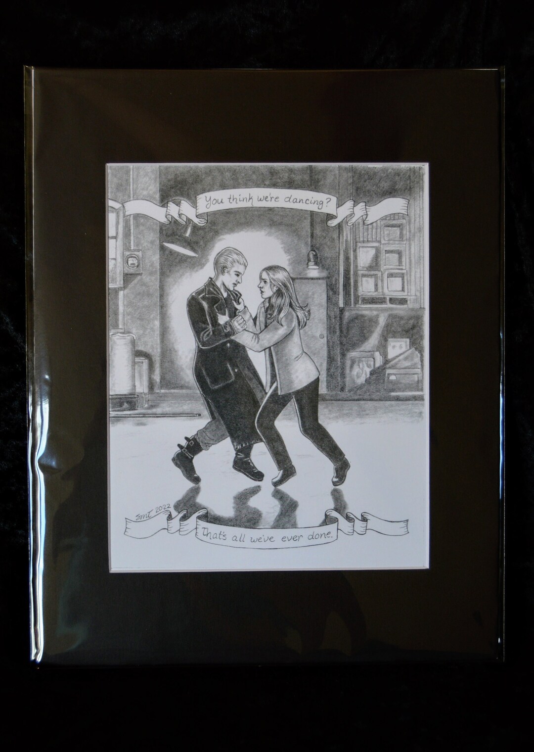 8x10 Matted Buffy the Vampire Slayer "you Think We're Dancing" Print - Etsy