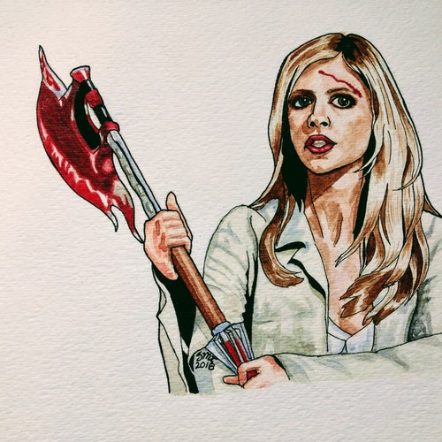 Printable Wall Art Buffy the Vampire Slayer Digital Poster - Etsy Sweden