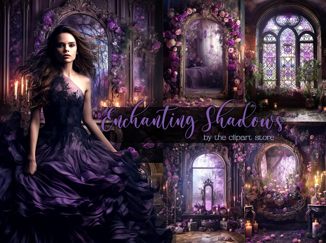 18 Digital Backdrops, Enchanting Shadow, Maternity Backdrop Overlays ...