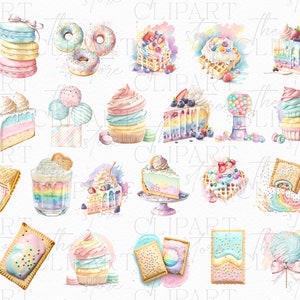 Treat Yo'self A Delicious Clipart Collection | Candy, Sweets Cake ...
