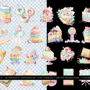 Treat Yo'self A Delicious Clipart Collection | Candy, Sweets Cake ...
