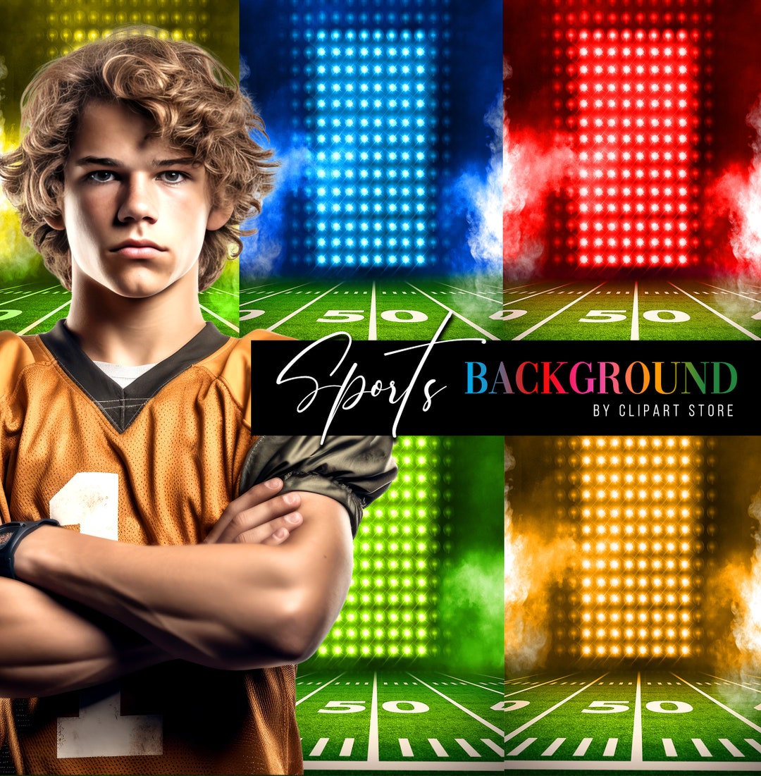 FOOTBALL Sports Background Sports Backdrop Player Field American ...