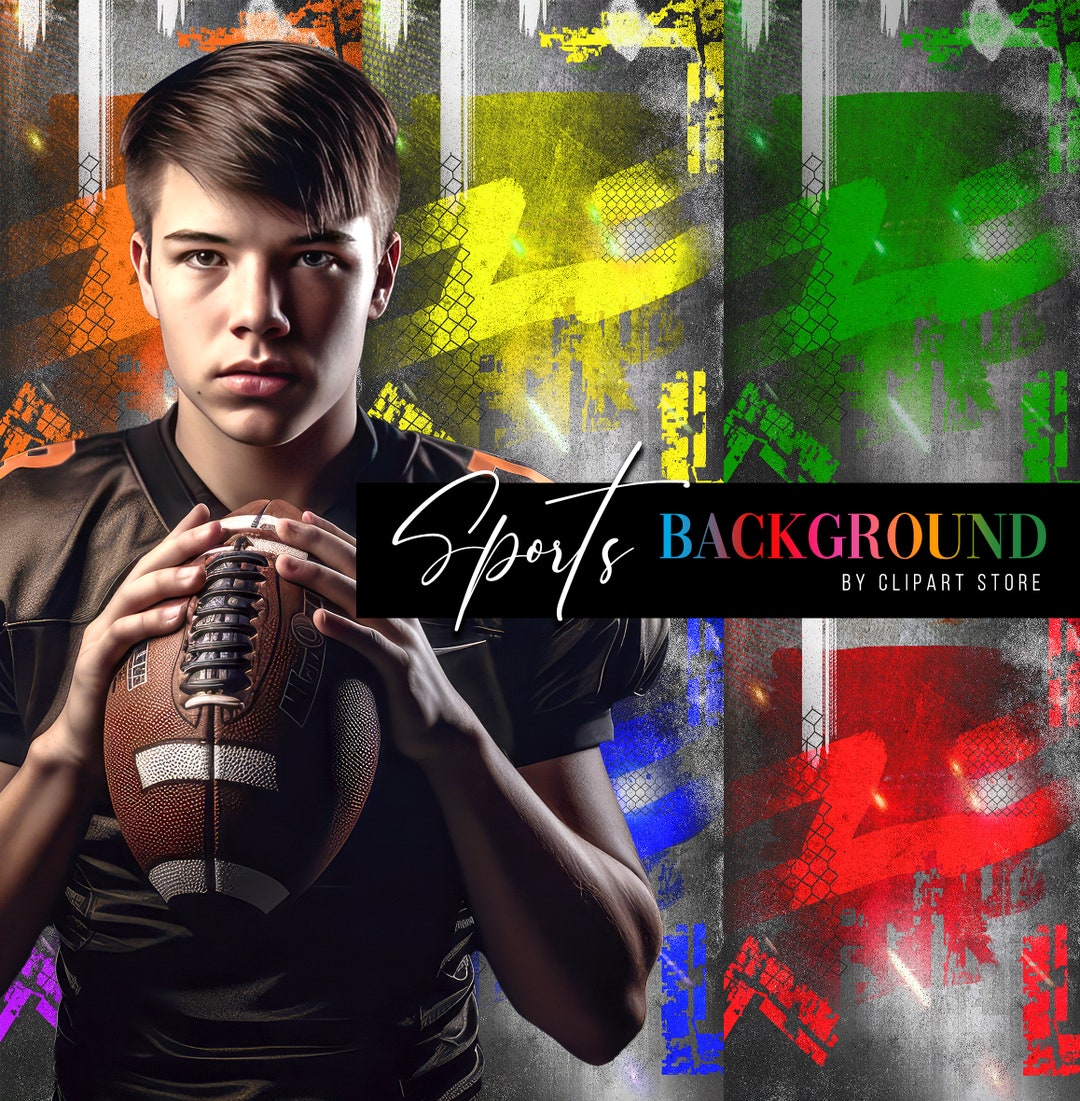 Dynamic Sports Background Concrete Color Poster Various Sports Colorful ...