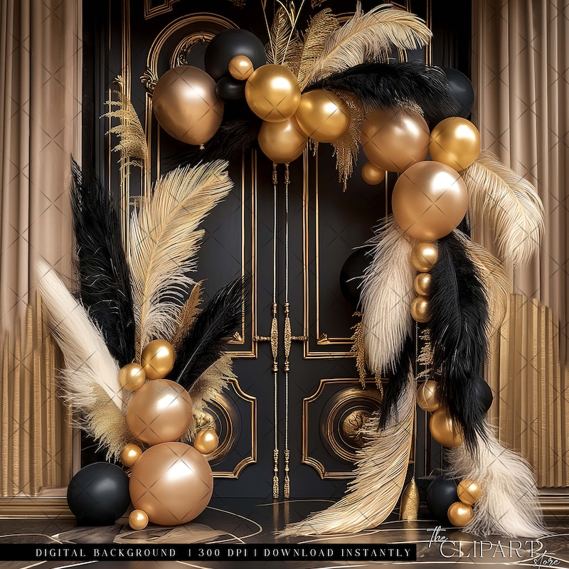 Great Gatsby Backdrop - Etsy