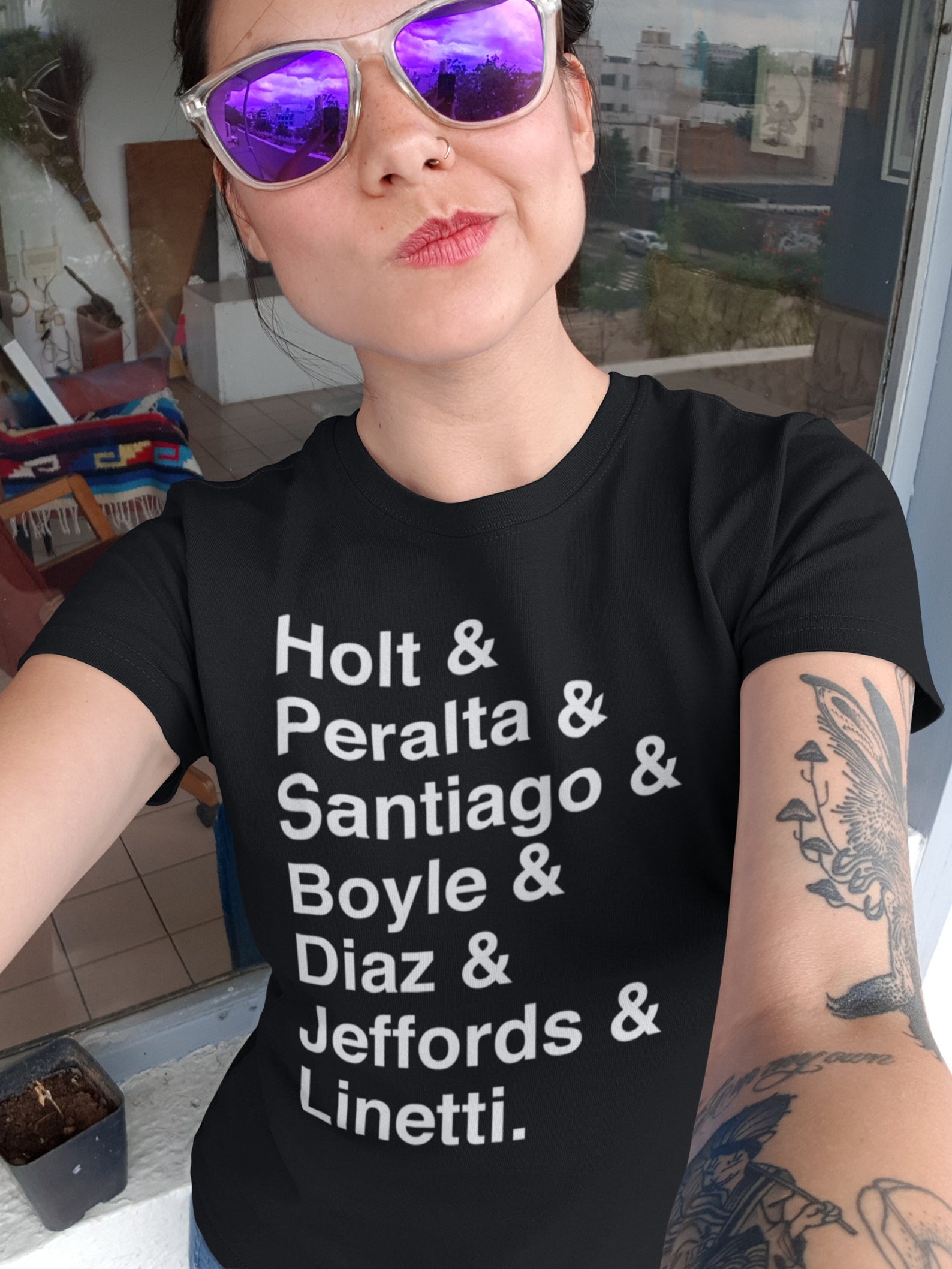 Brooklyn 99 Names Tshirt - Brooklyn Nine-nine TV Show Fan Merch - Etsy