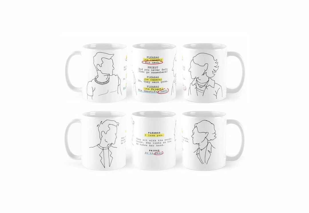 Fleabag - Fleabag TV Show Inspired Mugs - Ceramic Mugs - Fleabag Quotes ...