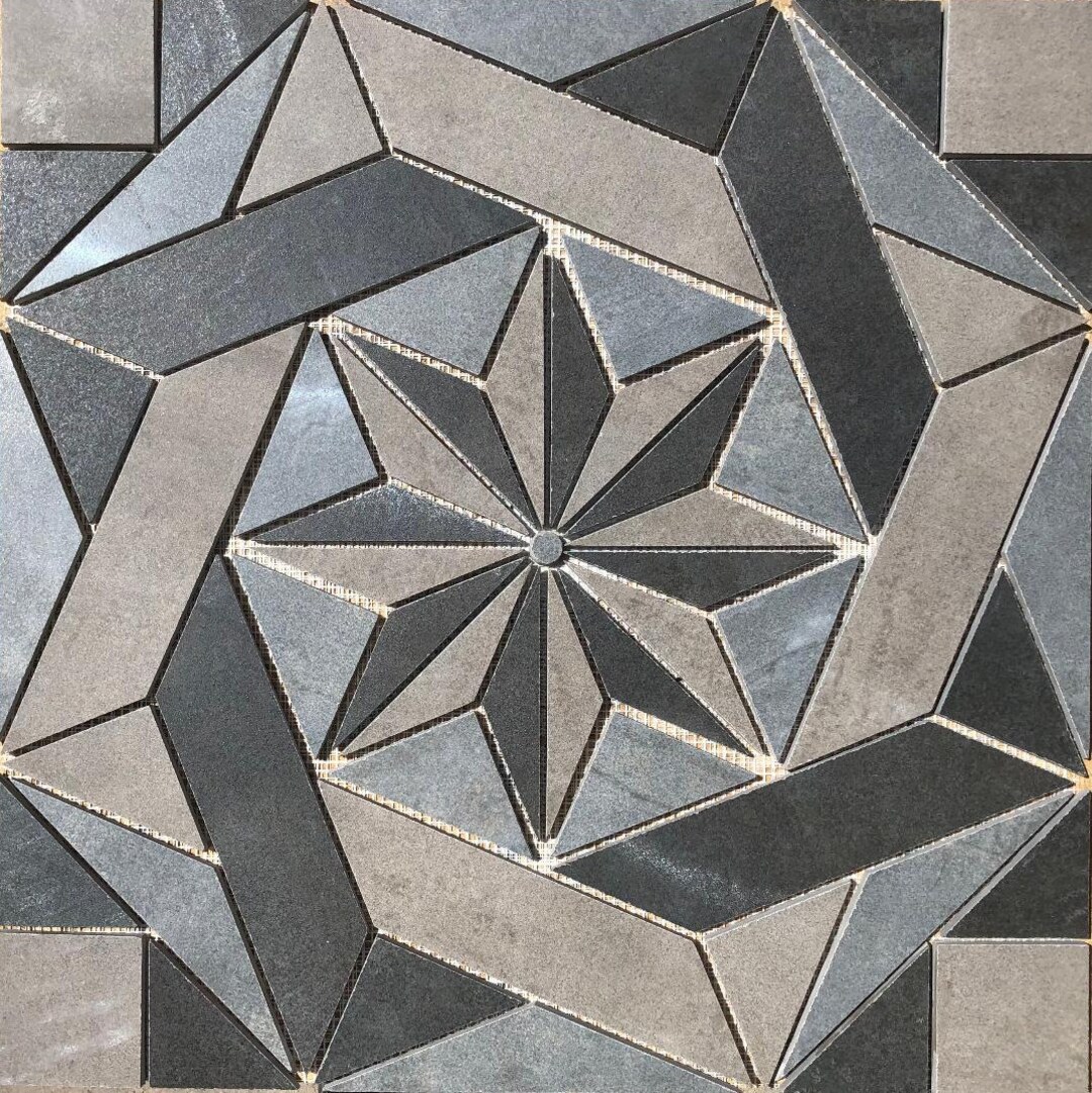 22 1/4" X 22 1/4" Tile Medallion - Daltile Emergent Tile Series - Etsy