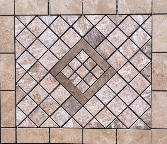 21 X 18 1/8 Tile Medallion Daltile Affinity & - Etsy