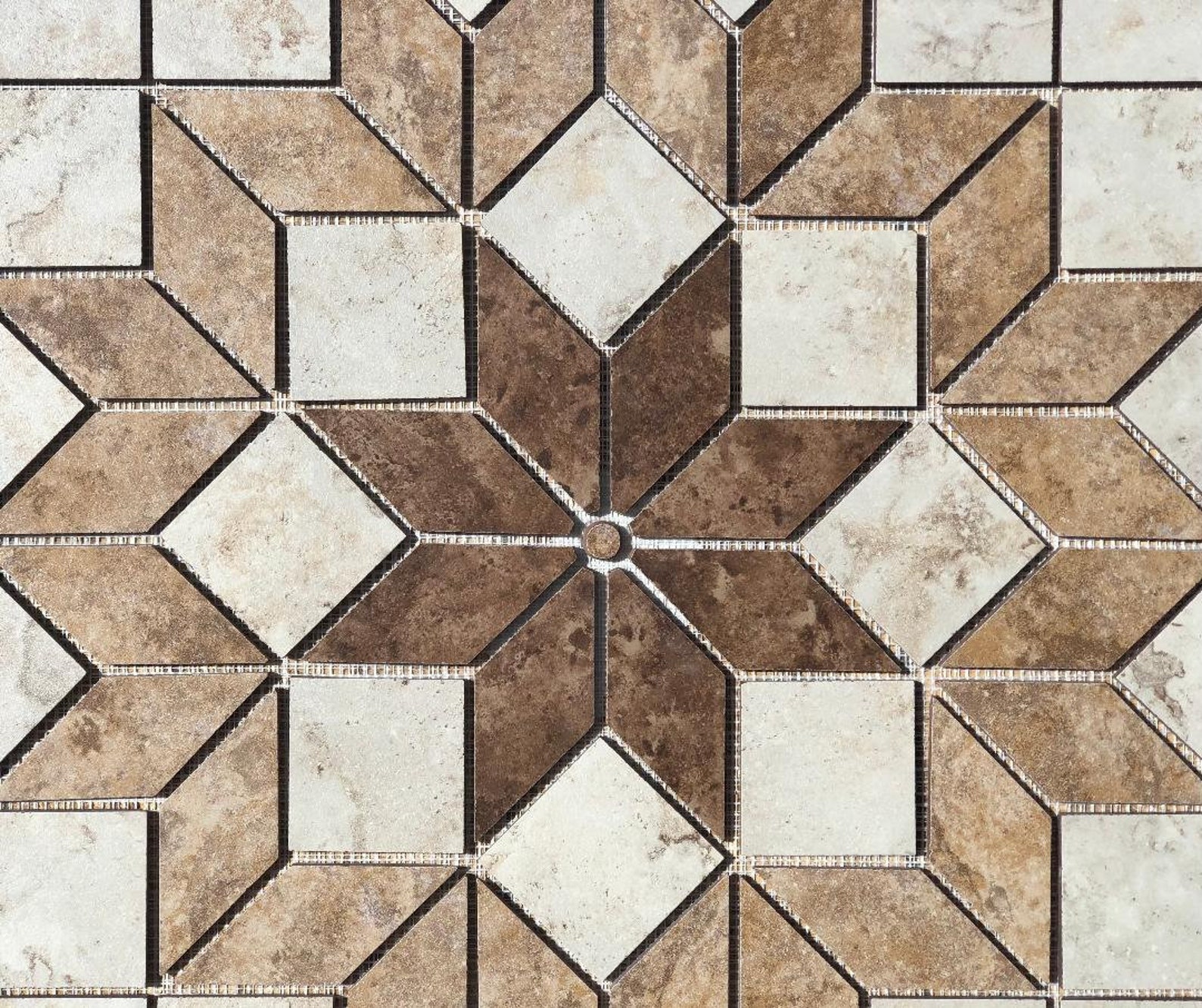 36 X 36 Tile Medallion Accent Daltile Salerno & Heathland Tile Series ...