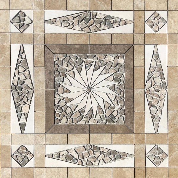 Tile Mosaic Medallion - Etsy