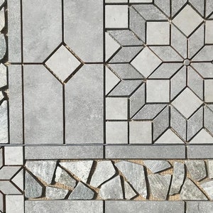 32 X 20 3/4 Tile Medallion Deco Daltile Affinity & Porada Tile Series ...