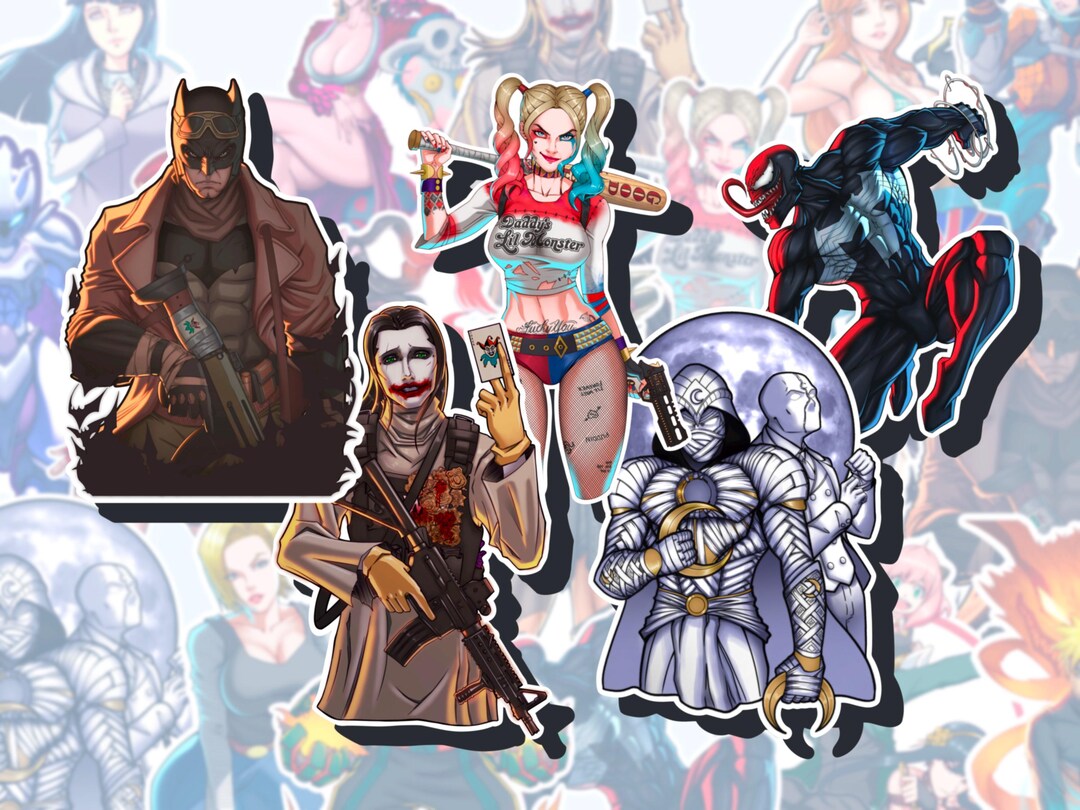 Vinyl Stickers - Comics Selection (waterproof Laptop Decal) - Etsy