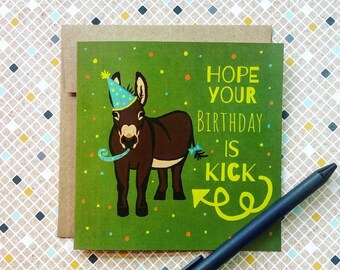 You Kick Ass Card | Etsy