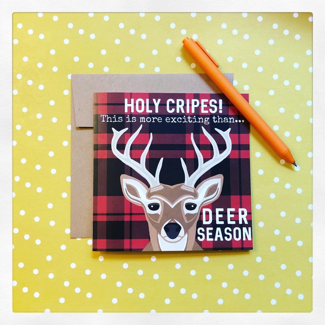 Deer Season Card | Etsy