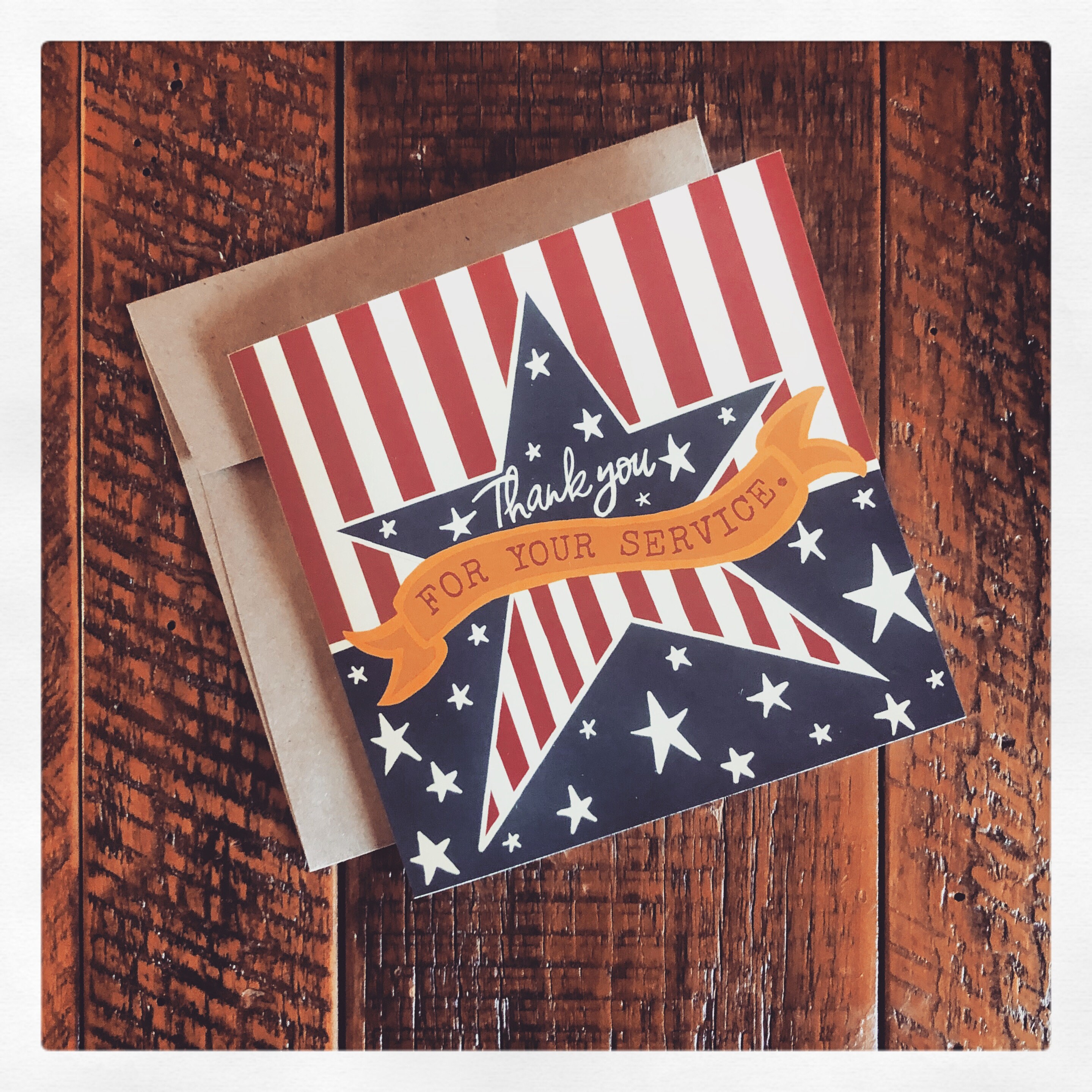 Thank You for Your Service Card - Etsy