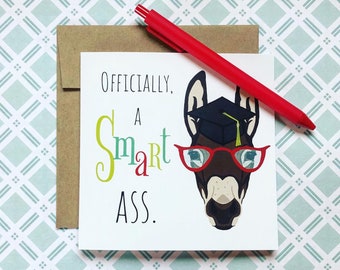 Smart Ass Card - Etsy