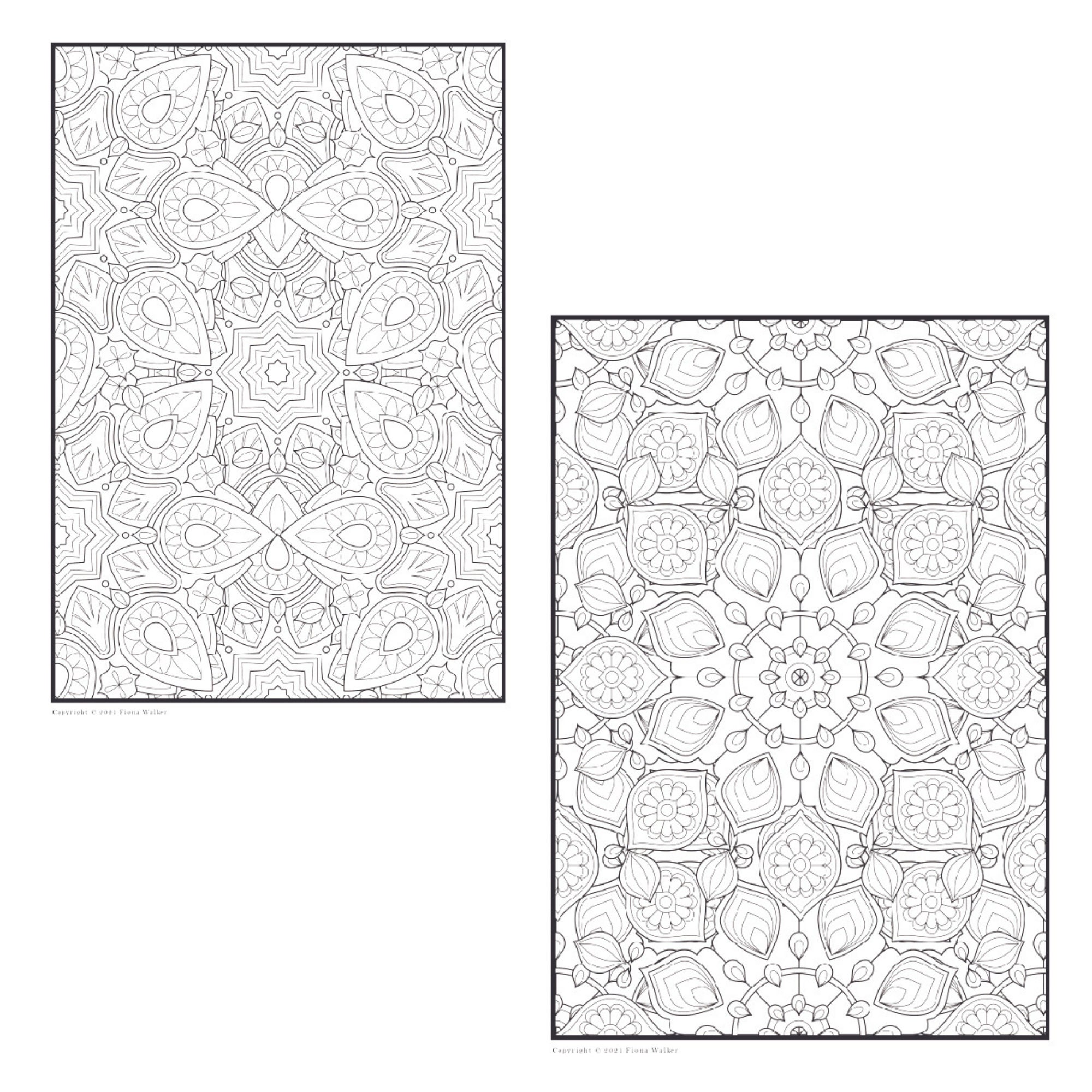 Mandala Volume 11 Coloring Pages for Adults PROCREATE Version, Instant ...