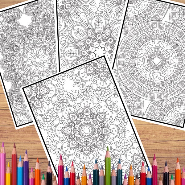 Procreate Coloring Pages - Etsy