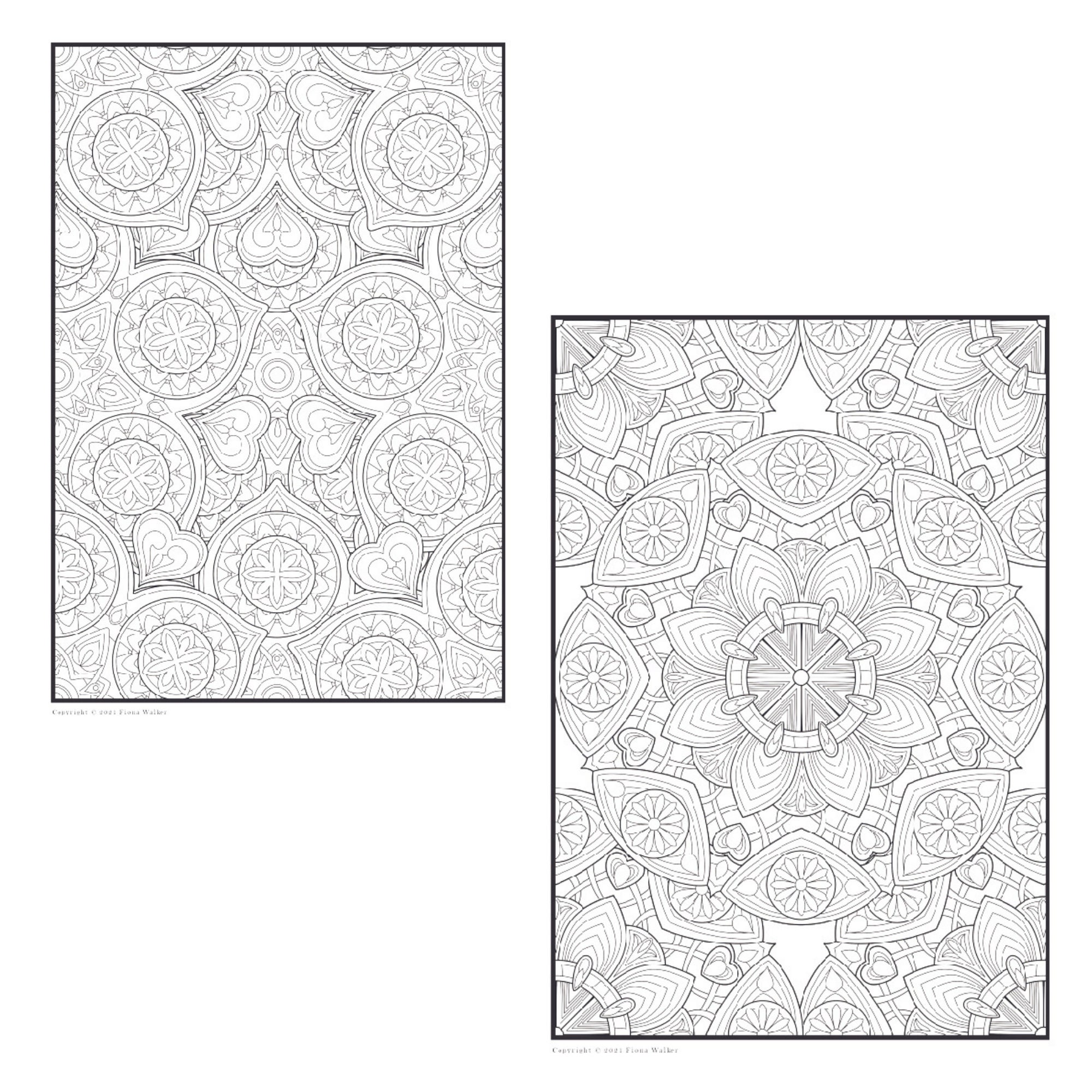 Mandala Volume 11 Coloring Pages for Adults PROCREATE Version, Instant ...