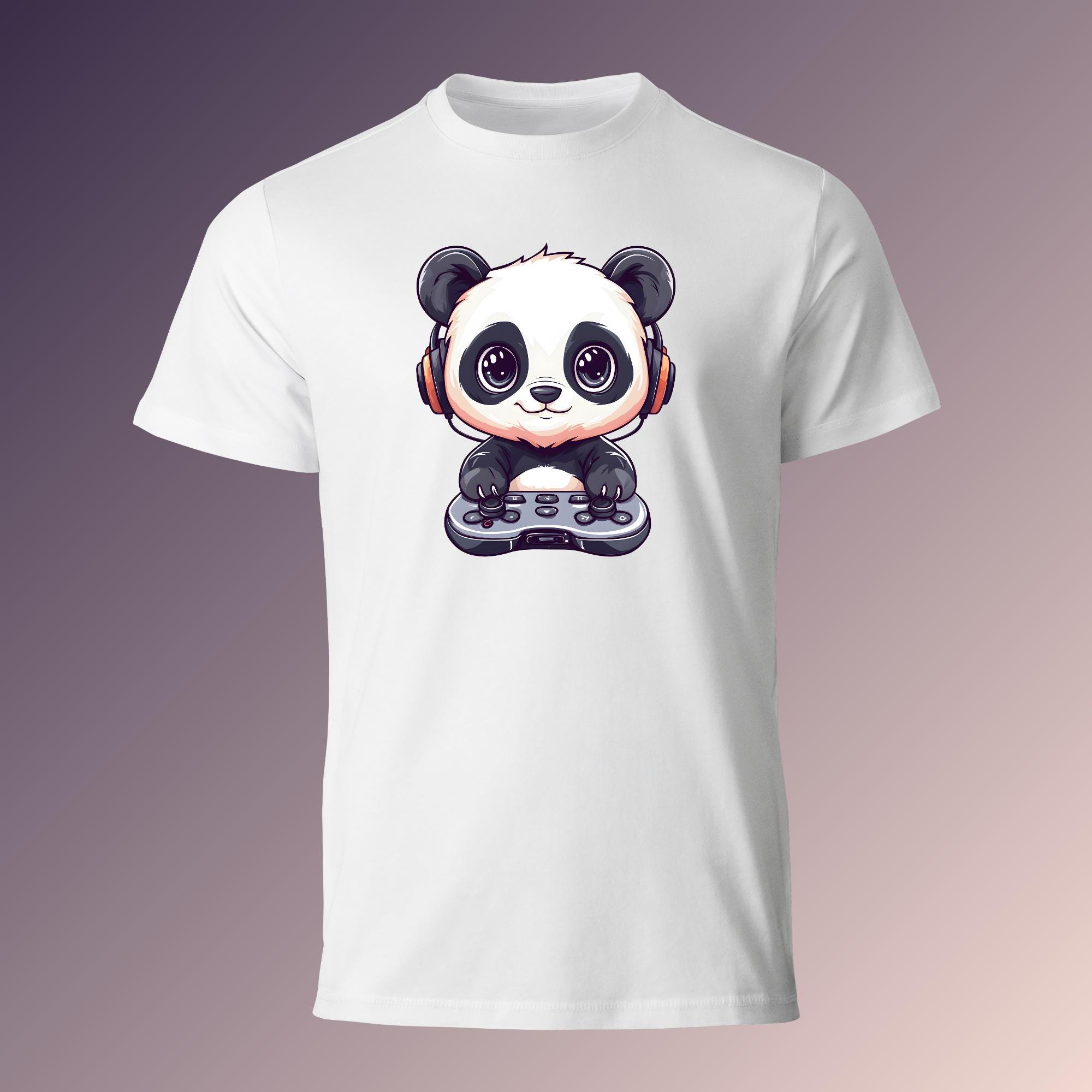 Panda Gamer Avatar Clipart Bundle - 12 Playful Cartoon Pandas With ...