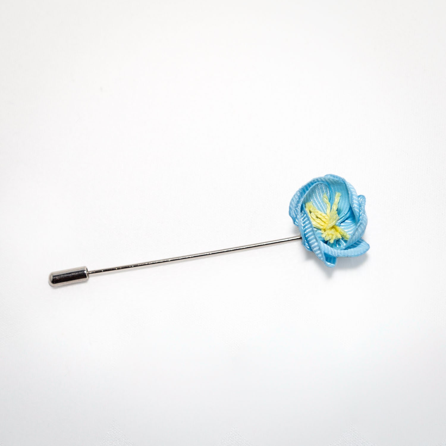 Hila Mini Blue Lapel Flower - Etsy