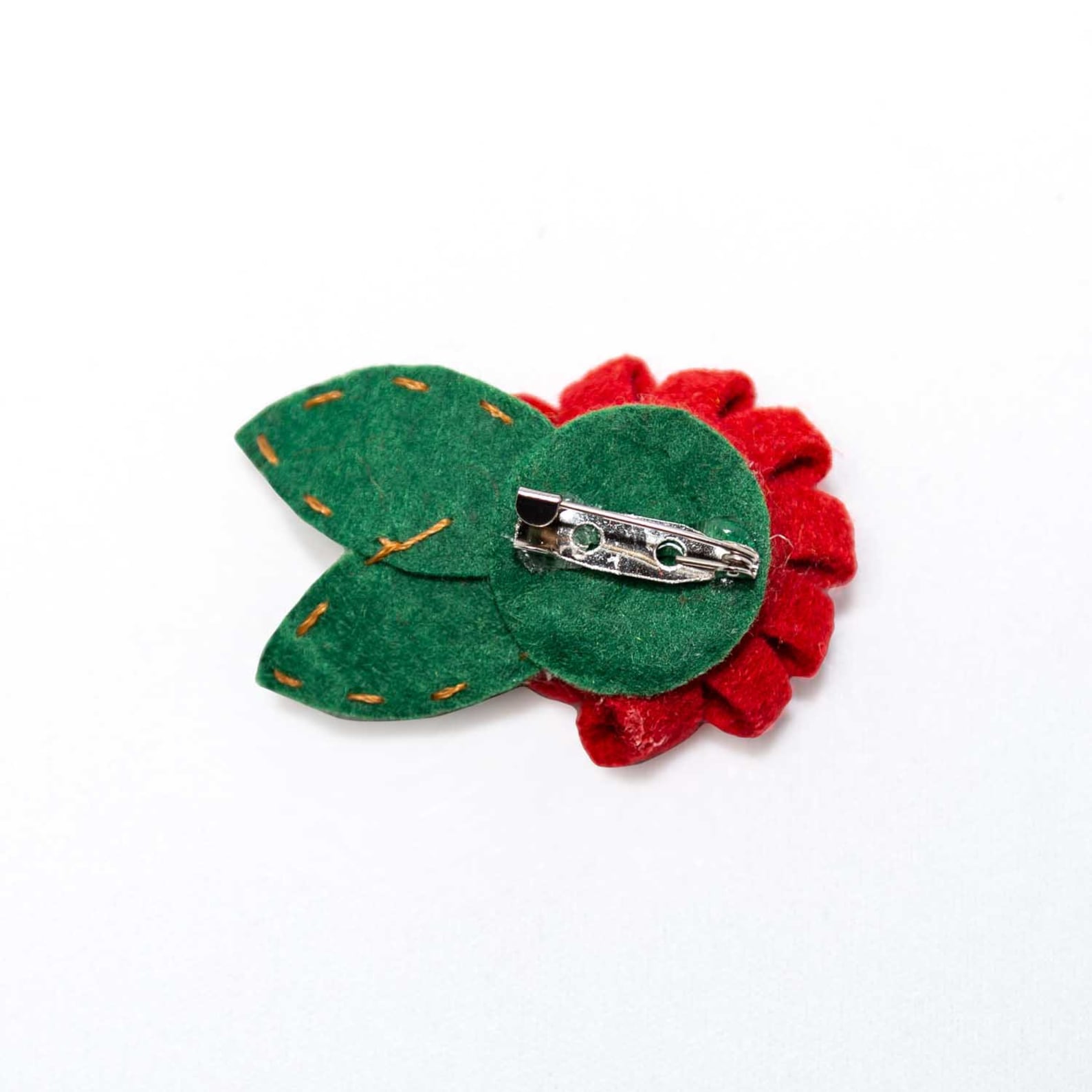 Payam Peony Red Felt Lapel Pin - Etsy