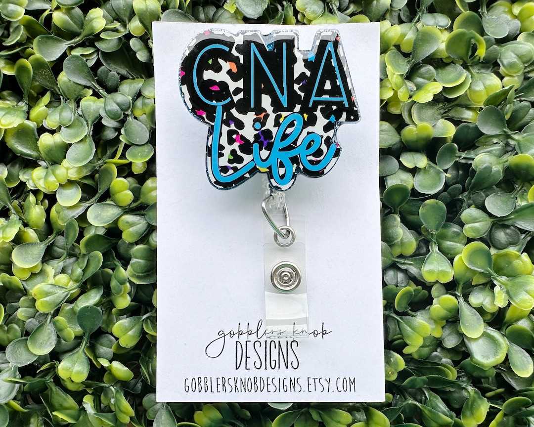 CNA Badge Reel, Nursing Badge Reel, CNA Gifts, Custom Badge Reel, CNA ...