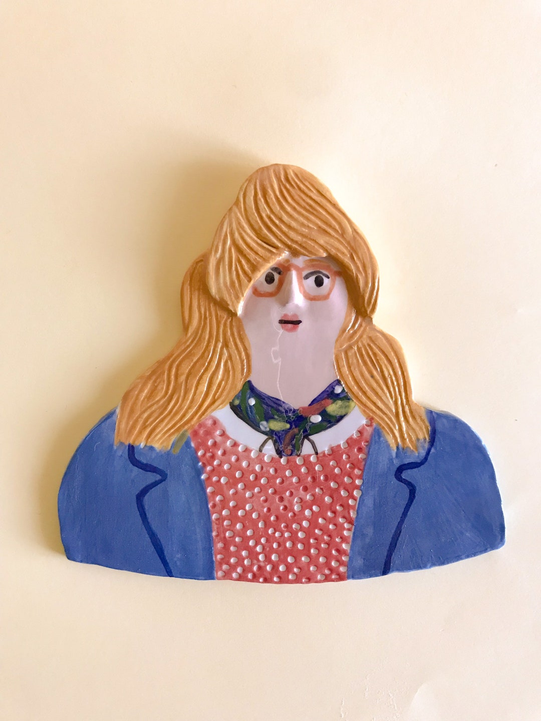 Decorative Ceramic Tiles to Hang in the Shape of a Woman - Etsy UK