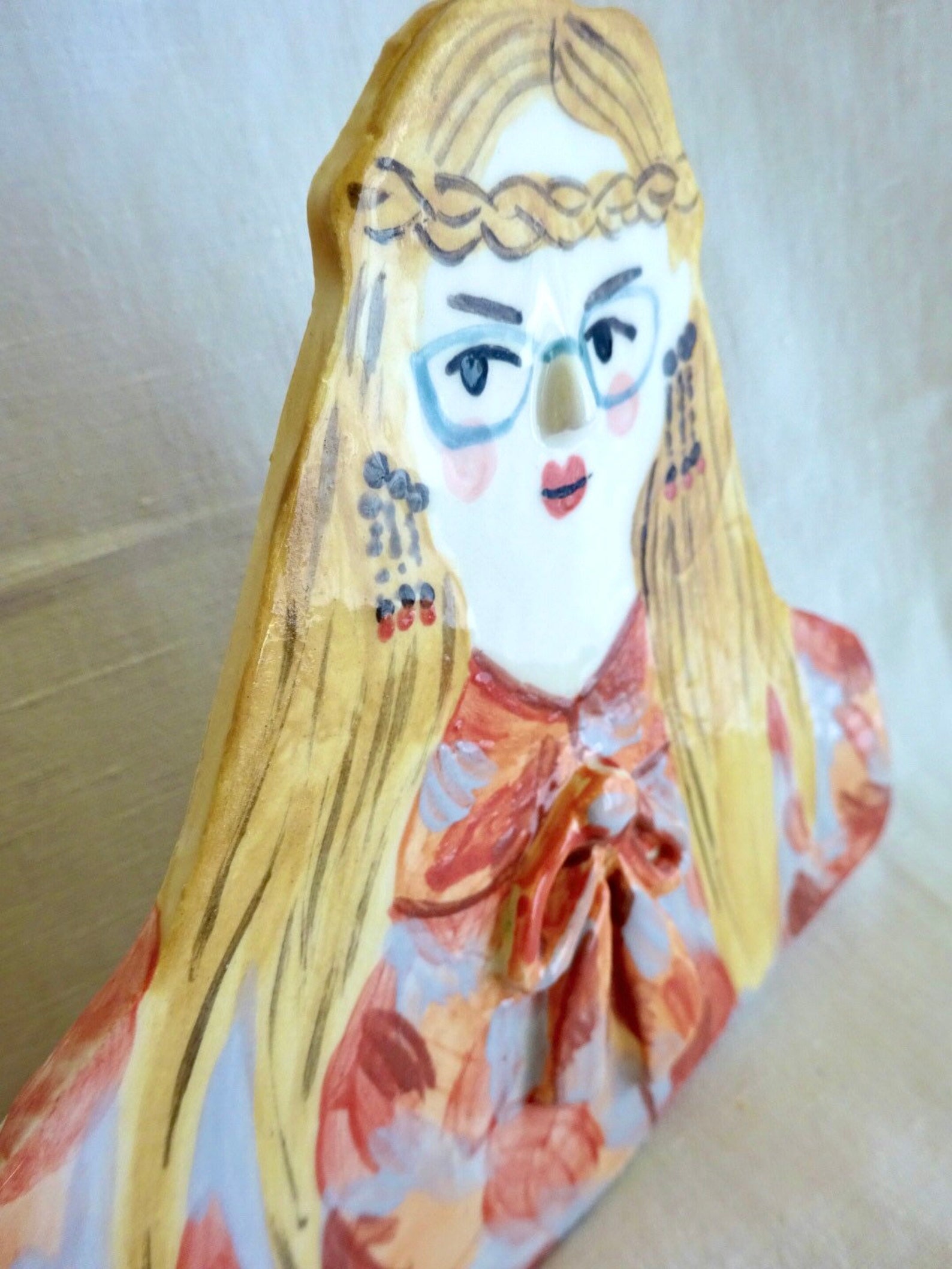 Decorative Ceramic Tiles to Hang in the Shape of a Woman - Etsy UK