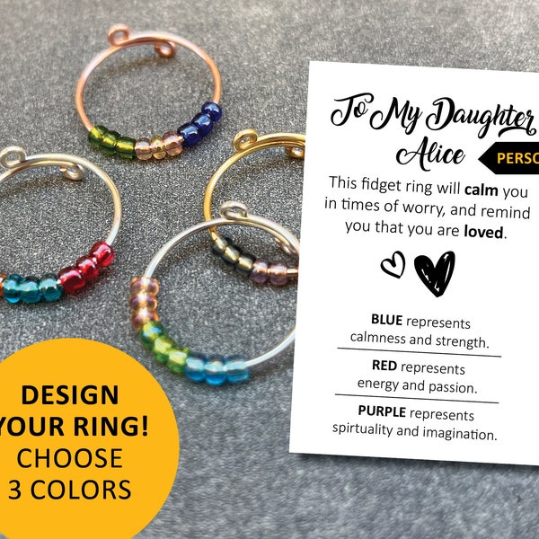 Fidget Ring Daughter Gold - Etsy