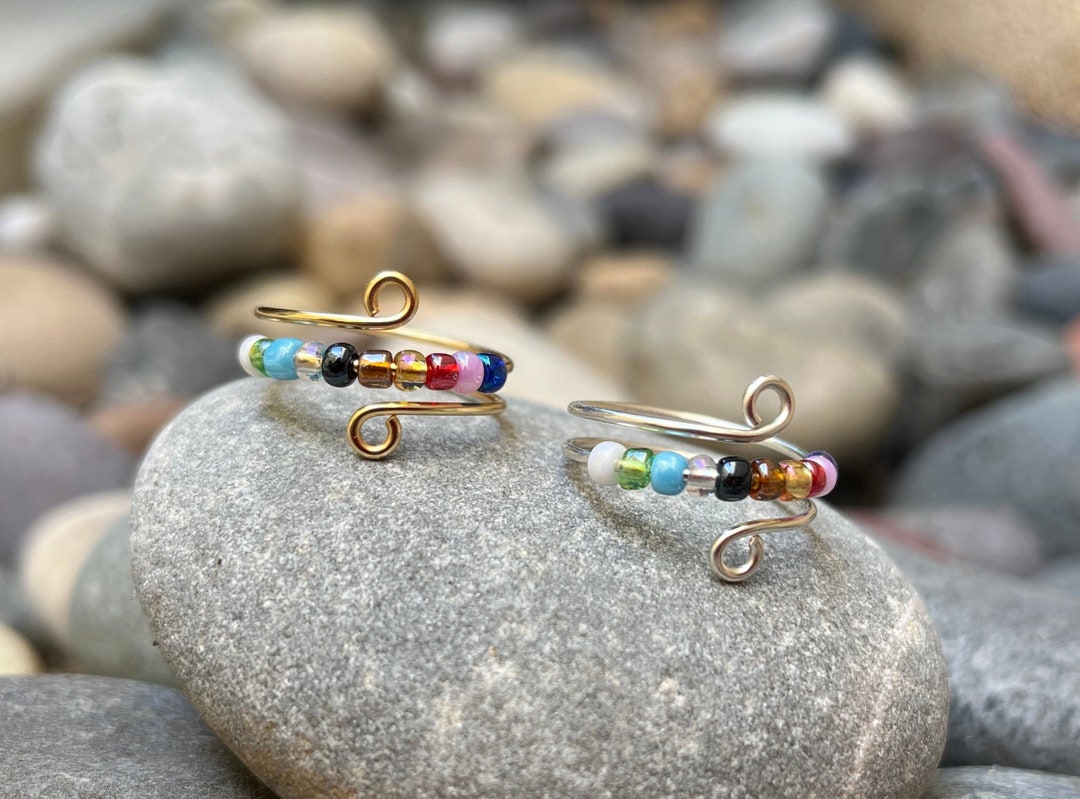 Psalm 23 Ring, Fidget Ring, Sterling Silver, Gold, Christian Faith ...