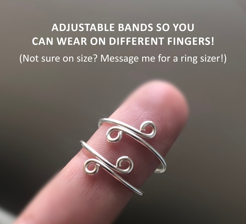 Fidget Rings for Women Anxiety Ring Bead Girls Daughter - Etsy