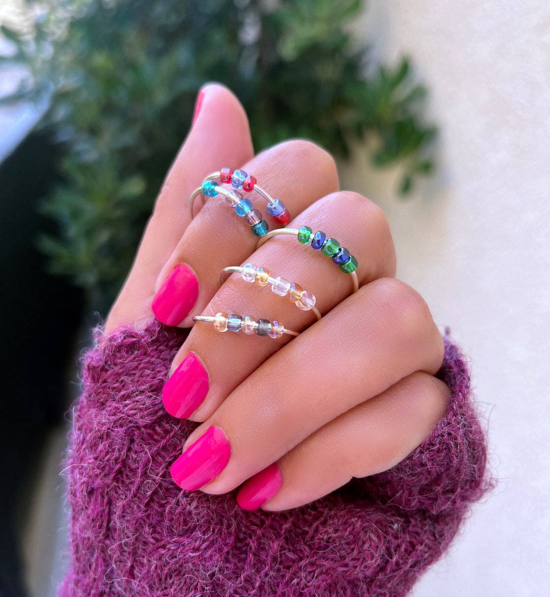Fidget Ring Set of 3, Adjustable Rings for Kids - Etsy