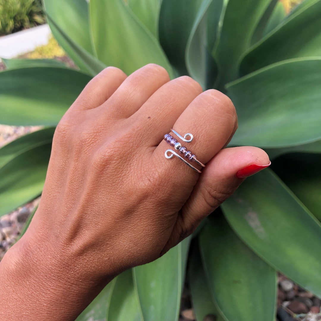 Fidget Ring Purple, Sensory Toy - Etsy