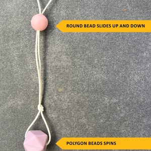 Fidget Necklace Silicone Necklaces Sensory Toys Anxiety - Etsy