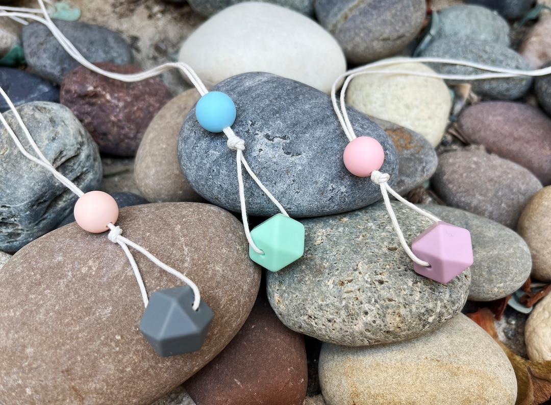 Fidget Necklace Silicone Necklaces Sensory Toys Anxiety - Etsy