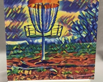 Disc golf art | Etsy