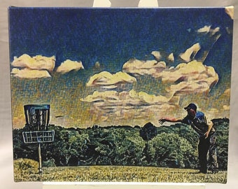 Disc golf art | Etsy