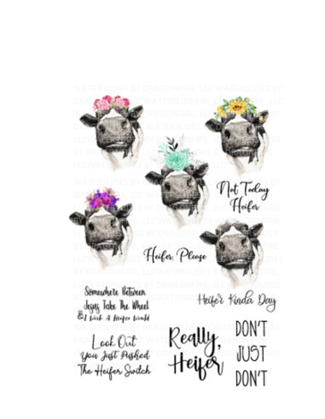 Heifers & Quotes - Etsy