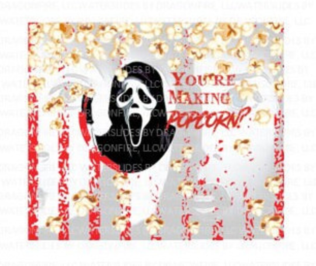 Ghost Face You're Making Popcorn - Etsy