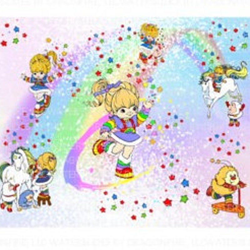 Rainbow Brite Pattern - Etsy