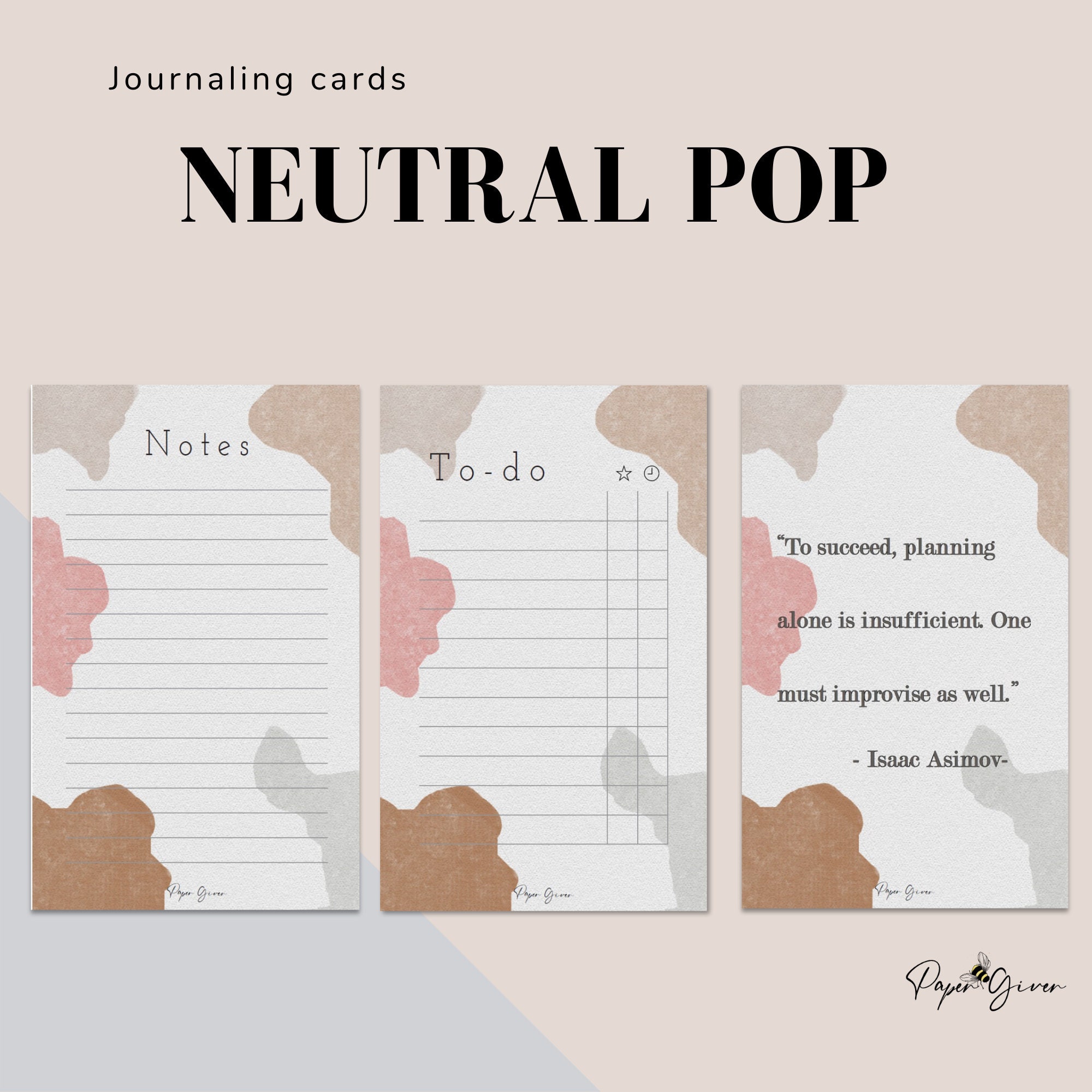 Calendars & Planners Functional journaling cards Paper etna.com.pe